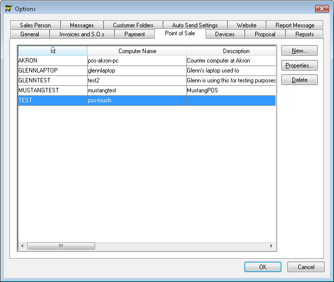 Configure POS Station Profiles